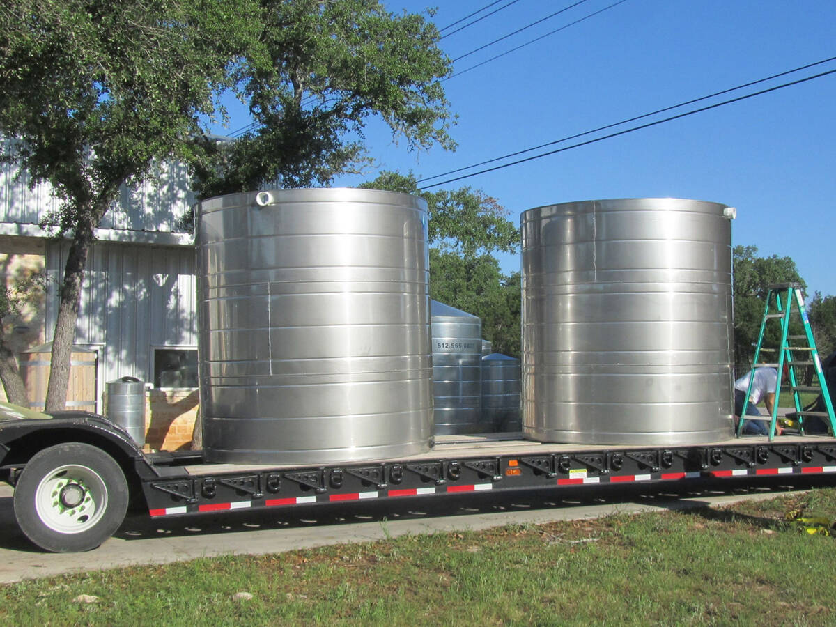 Stainless Steel Water Tank & Container | Texas Metal Tanks